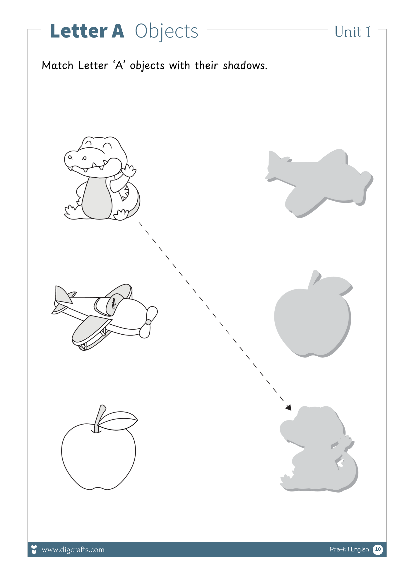 Pre-K Free Worksheets - DigCrafts